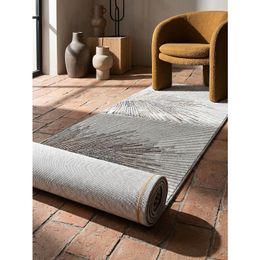 L&auml;ufer Kurzflor Grau 80x150 cm - KAVALA KADIMA DESIGN