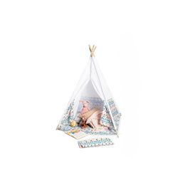Pinolino Kinderzelt Tipi Naira - Spielzelt mit Bodenmatte und Tragetasche