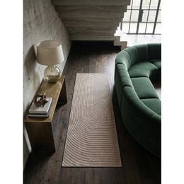 L&auml;ufer Polyester Beige 80x300 cm - ERESMA KADIMA DESIGN