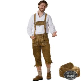 TecTake&reg; Lange Lederhose Jakob