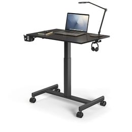 hjh OFFICE Stehschreibtisch Stand K MDF Platte, Gestell aus Stahl