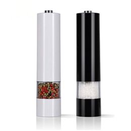 gourmetmaxx Salz- & Pfefferm&uuml;hle 2-tlg. 6V schwarz/wei&szlig;