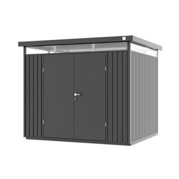 GFP Primeyard Ger&auml;tehaus AMIRA aus Metall Gartenhaus Ger&auml;teschuppen, anthrazit 240x180x205 cm