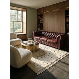 Shaggy-Teppich Polypropylen Creme 160x230 cm - ATRIO KADIMA DESIGN
