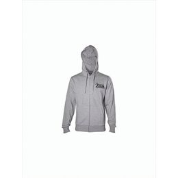 Bioworld Zelda Hoodie Sheikah Auge XL grau