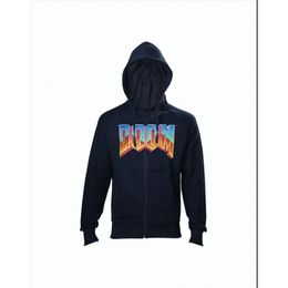 Bioworld DOOM Hoodie Vintage Logo S schwarz