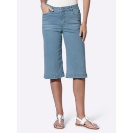 Heine Damen Jeansbermudas, Blau, Gr. 50, Shorts, Material: Baumwolle