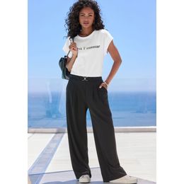 Lascana Damen Schlupfhose, schwarz, Gr&ouml;&szlig;e 42