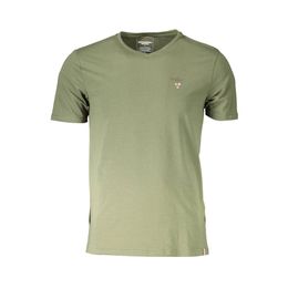 Aeronautica Militare Gr&uuml;nes Baumwoll Herren T-Shirt