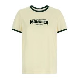 Moncler Beiges Baumwoll-T-Shirt