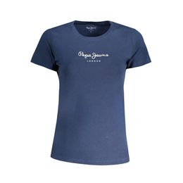 Pepe Jeans Blau Baumwoll Damen T-Shirt