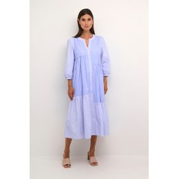 Culture Kleid A-shape blue white