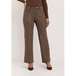Janet Schlanke Ma&szlig;anzug-Hose | Rehbraun