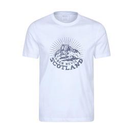 Mountain Warehouse - "Ben Nevis Scotland" T-Shirt f&uuml;r Herren, kurz&auml;rmlig (Wei&szlig;)