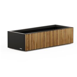 Herstera Pflanzkasten - 100x40x25cm - schwarz -