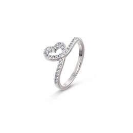 Tchibo - 925 Silber Ring Herz - Damen - Gr. 18 - silber