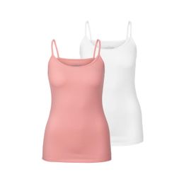 Tchibo - 2 Hemdchen - Damen - Gr. XL - apricot