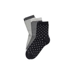 Tchibo - 3 Paar Socken - Damen - Gr. 39-42 - anthrazit