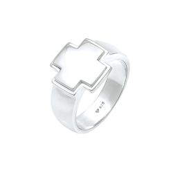 Kuzzoi Ring 'Kreuz' Herren Gr&ouml;&szlig;e 60 silber