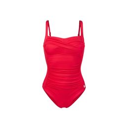 Tchibo - Figurformender Badeanzug - Damen - Gr. 40 - rot