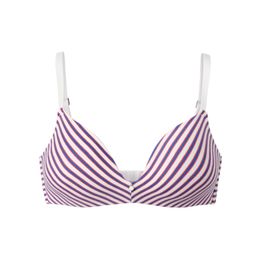 Tchibo - Softschalen-BH - Damen - Gr. 75C - wei&szlig;/gestreift