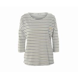 Tchibo - Sweatshirt mit Fledermaus&auml;rmeln - Damen - Gr. S - dunkelblau/gestreift