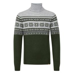 Blend Pullover 'Jesse' Herren Gr&ouml;&szlig;e XXL grau / dunkelgr&uuml;n