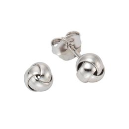 Firetti Ohrstecker, &raquo;Knoten&laquo; Damen Gr&ouml;&szlig;e One Size silber