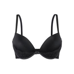 Tchibo - Push-up-BH mit Spitze - Damen - Gr. 85B - schwarz