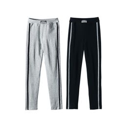 Le Jogger Unterhose Jungen Gr&ouml;&szlig;e 104 hellgrau / schwarz