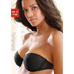 Lascana Schalen-BH, Schwarz, Gr. 85AA, Damen, BHs, Material: Polyester, Polyamid, Elasthan