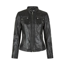 7eleven Lederjacke 'SETany' Damen Gr&ouml;&szlig;e XXXL schwarz Sommerjacke