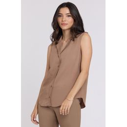 NYDJ Gabrielle &Auml;rmellose Leinenbluse