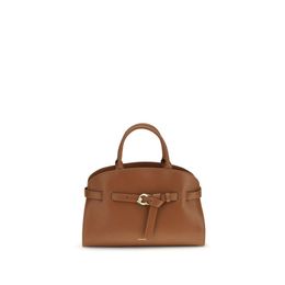 Coccinelle Braune Kalbsleder Bos Taurus Handtasche