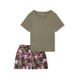 Schiesser Damen Pyjama ModernSchlafanzug, Pyjama Set, Nachtw&auml;sche