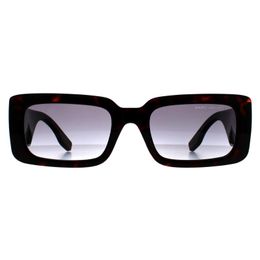 Marc Jacobs Rectangle Womens Dark Havana Grau Azure Gradient MARC 804/S