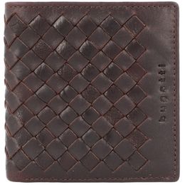Bugatti Geldb&ouml;rse 'Woven' Herren Gr&ouml;&szlig;e XS/XXL dunkelbraun