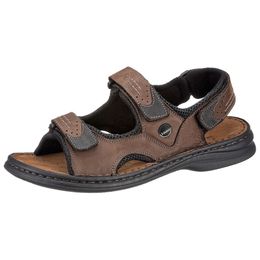 Josef Seibel Sandale 'Franklyn' Herren Gr&ouml;&szlig;e 45 braun / dunkelbraun
