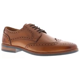 Hush Puppies Herren Smart Schuhe Mack Leder tan