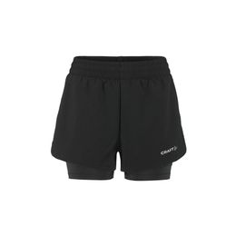 Craft Adv Essence 2-in-1 Shorts 2 Bekleidung Damen schwarz XL
