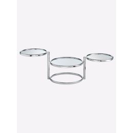 HEINE HOME Couchtisch, Goldfarben, Gr. H/B/T ca. 43/58-141/50 cm, Beistell- & Couchtische, Material: Glas