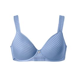Tchibo - Schalen-BH - Damen - Gr. 95E - blau/gestreift