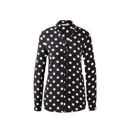 Tchibo - Bluse im Punkte-Dessin - Damen - Gr. 36 - schwarz/gepunktet