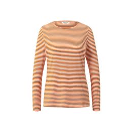 Tchibo - Gestreiftes Langarmshirt - Damen - Gr. M - creme/gestreift