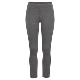 Lascana Leggings Damen Gr&ouml;&szlig;e S/M grau / schwarz