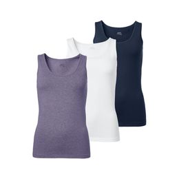 Tchibo - 3 Tops - Damen - Gr. XS - dunkelblau