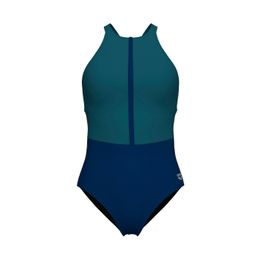 arena Shapewear Damen-Badeanzug Silvia B-Cup Cross Back - Damen - Gr. 46 - dunkelblau
