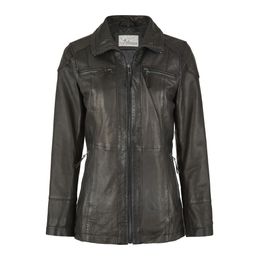 7eleven Lederjacke Damen Gr&ouml;&szlig;e M grau Sommerjacke