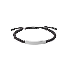 Fossil Armband Herren Gr&ouml;&szlig;e One Size schwarz / silber
