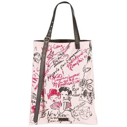 LOOKS by Wolfgang Joop Shopper 'PRINTS' female size Onesize Nude / Pink / Black